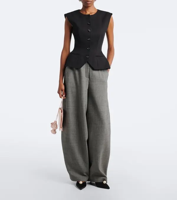Magda Butrym Silk And Cashmere Vest