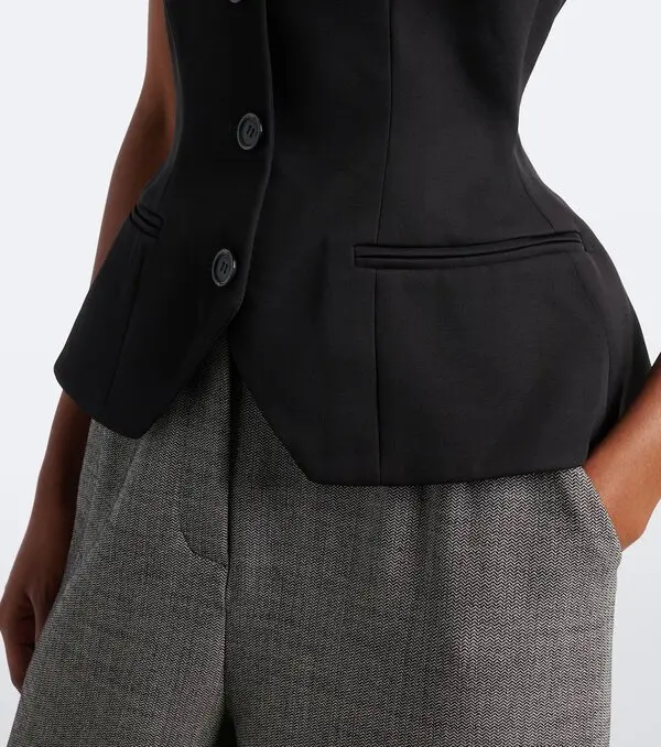 Magda Butrym Silk And Cashmere Vest