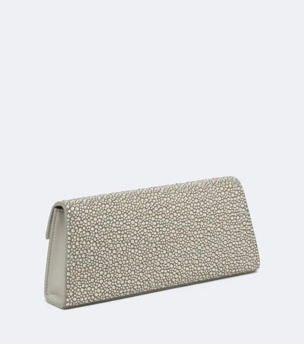 Elie Saab Embellished Suede Clutch