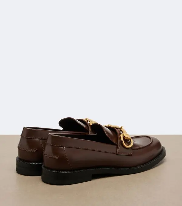 Gucci Boulevard Leather Penny Loafers