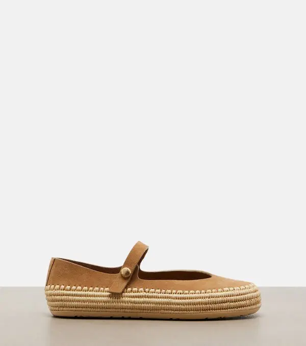 Loewe Paula's Ibiza Rio Suede Espadrilles