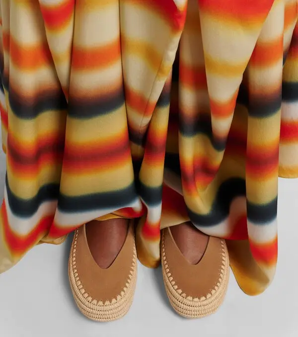 Loewe Paula's Ibiza Rio Suede Espadrilles