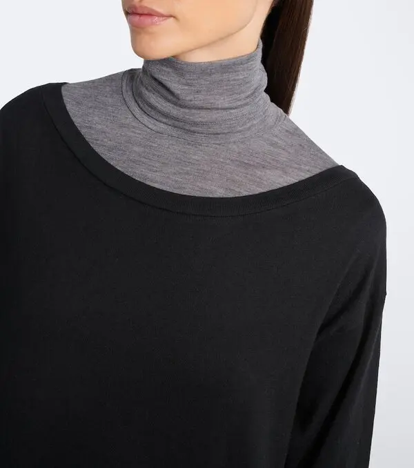 Extreme Cashmere N°503 Pillar Cotton And Cashmere Maxi Dress
