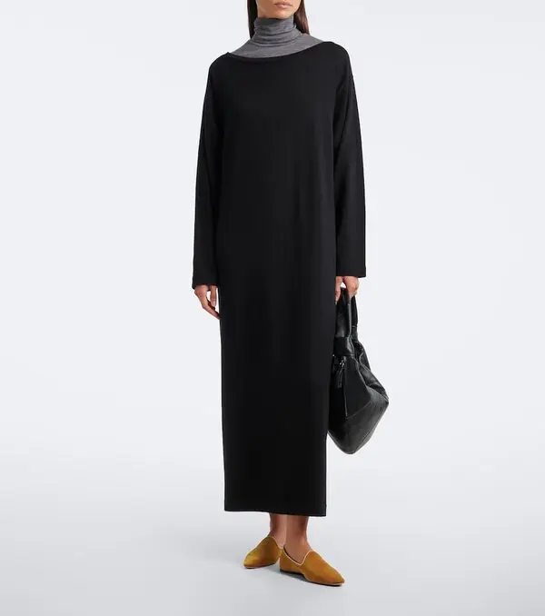 Extreme Cashmere N°503 Pillar Cotton And Cashmere Maxi Dress