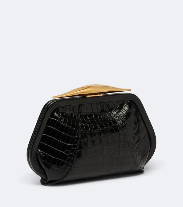 Elie Saab The Tresor Small Leather Clutch