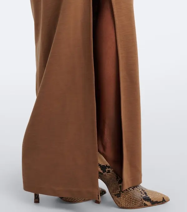 Magda Butrym Appliqué Wool-blend Gown