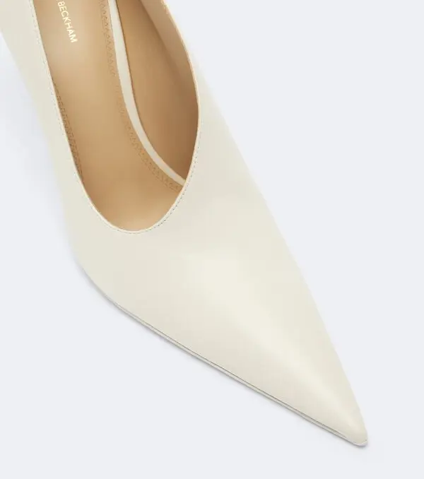 Victoria Beckham Sloane Leather Pumps - White