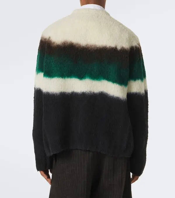 Sacai Wool-blend Polo Sweater