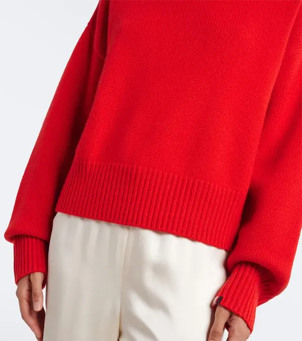 Extreme Cashmere N°434 Crop Xtra Cashmere Turtleneck Sweater