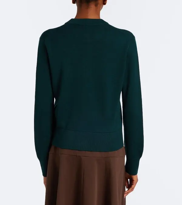 AMI Paris De Cour Wool Cardigan