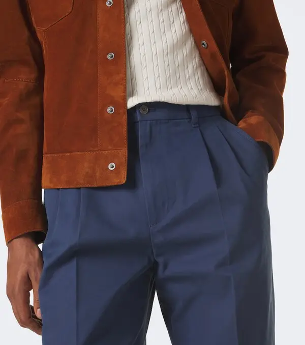 Dunhill Cotton Twill Straight Chinos