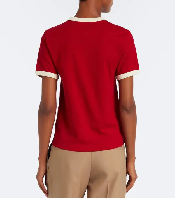 AMI Paris De Cour Cotton Jersey T-shirt