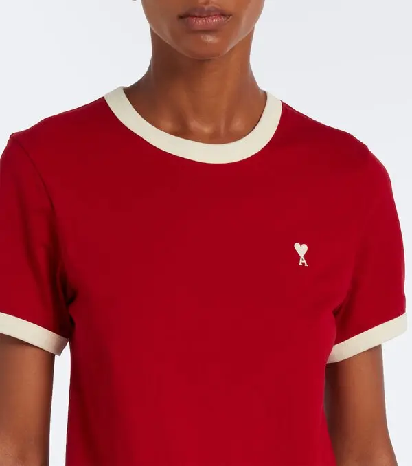 AMI Paris De Cour Cotton Jersey T-shirt