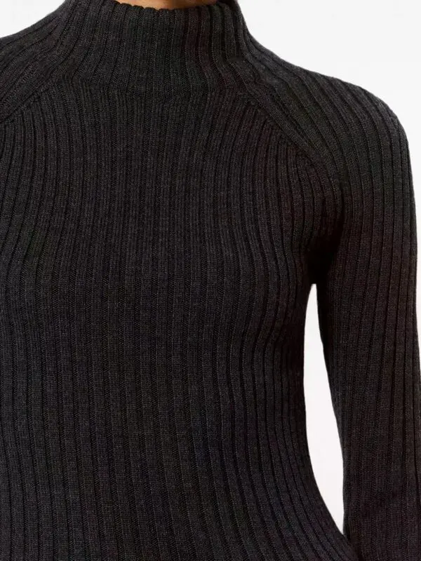 Isabel Marant Étoile Virginia Ribbed-knit Mock-neck Sweater