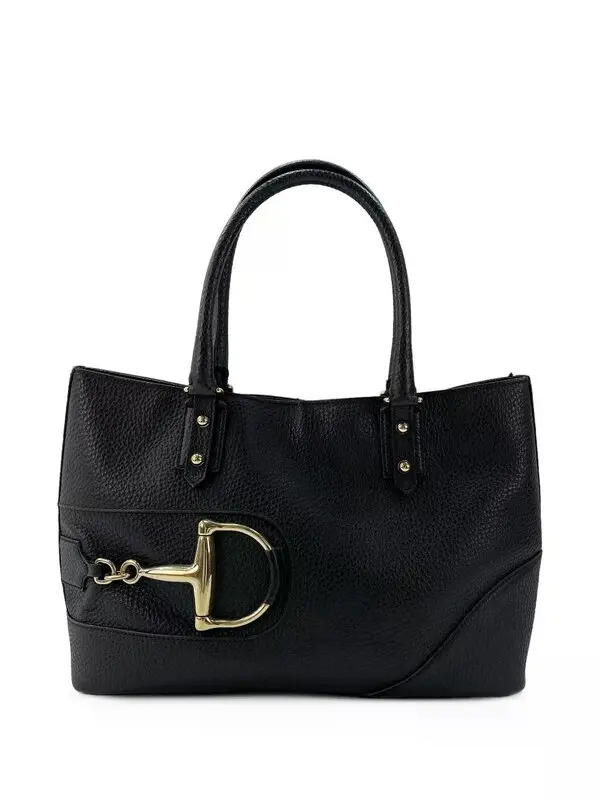 Gucci 2010s Horsebit Tote Bag - Black