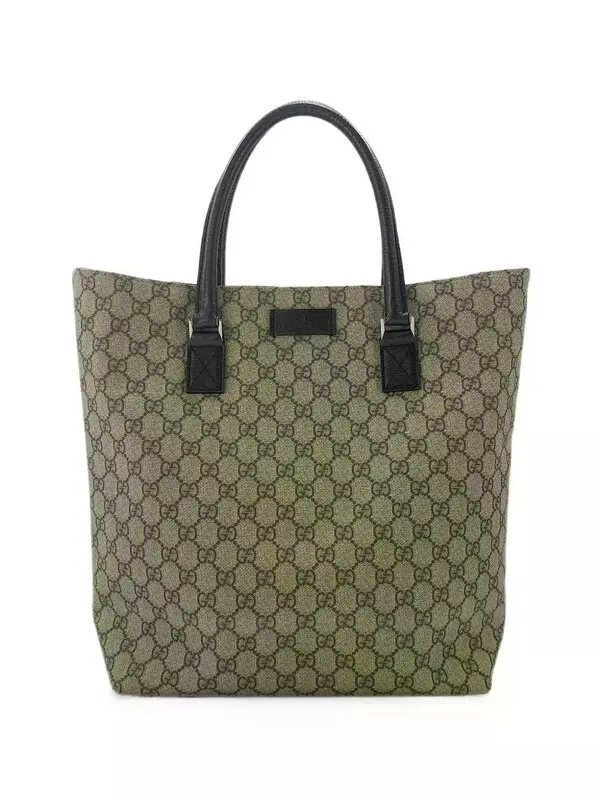 Gucci 2010s Gg Supreme Tote Bag - Brown