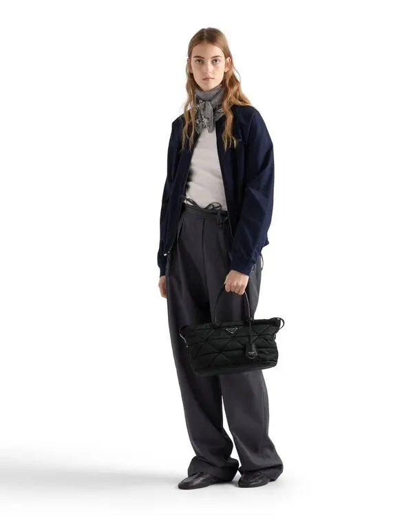 Prada Medium Padded Re-nylon Tote Bag