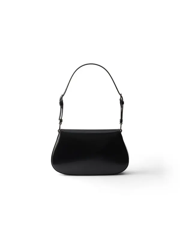 Prada Cleo Brushed Leather Shoulder Bag
