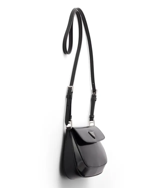 Prada Cleo Brushed Leather Shoulder Bag