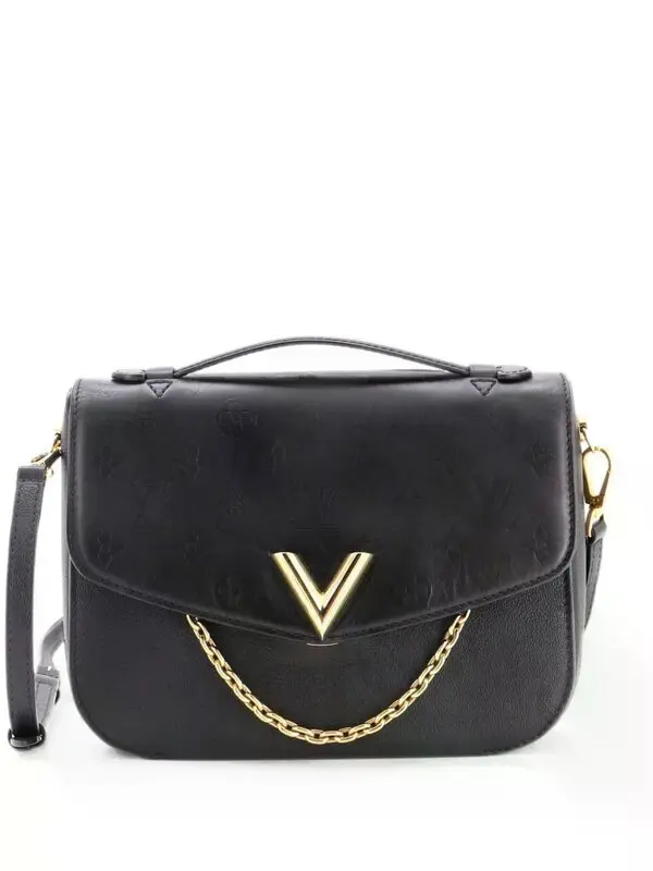 LOUIS VUITTON Very Messenger Monogram Leather Shoulder Bag