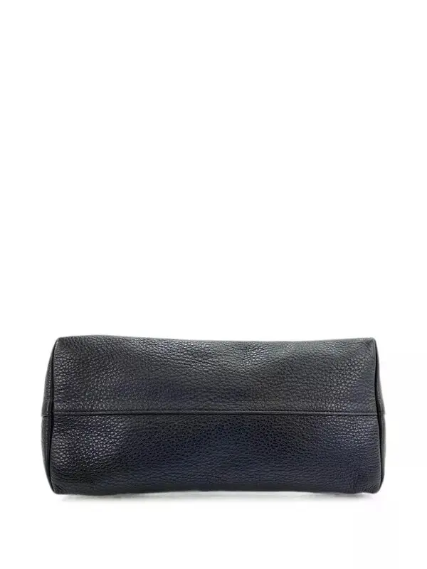 Prada 2010s Logo Plaque Handbag