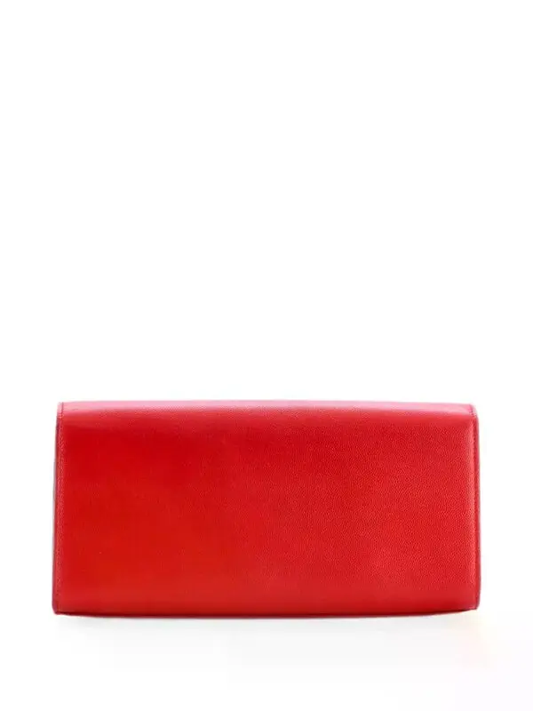 Saint Laurent Classic Monogram Leather Long Clutch Bag
