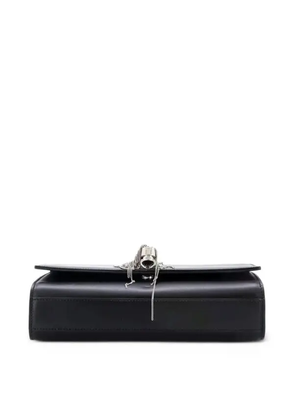Saint Laurent Monogram Tassel Crossbody Bag - Black