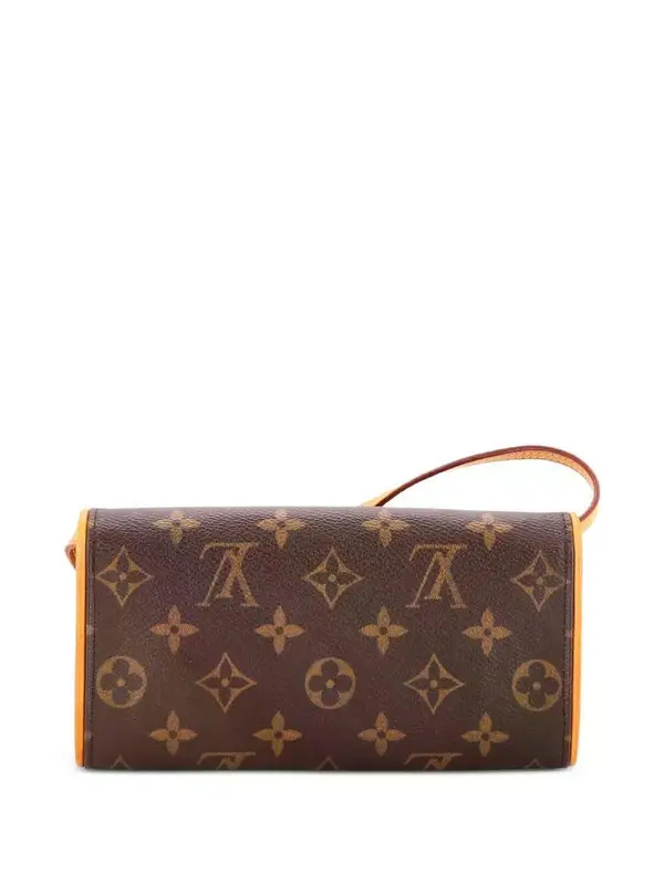 LOUIS VUITTON Monogram Canvas Pm Twin Handbag