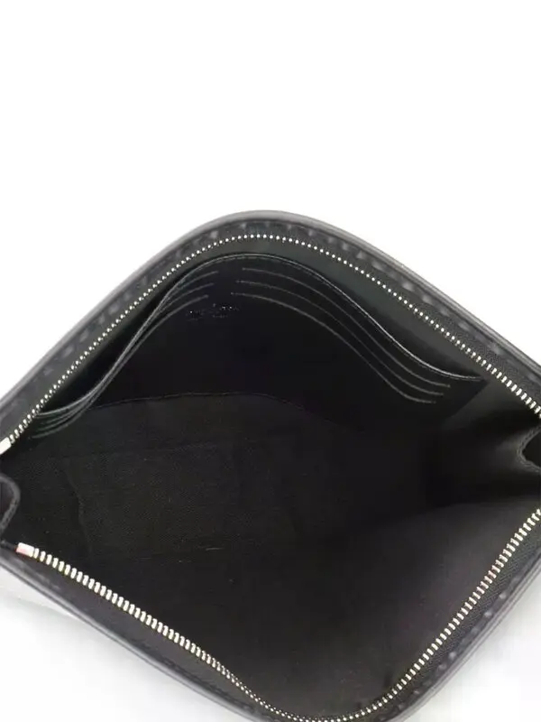 LOUIS VUITTON Monogram Eclipse Canvas Pochette Voyage Mm Clutch Bag - Black