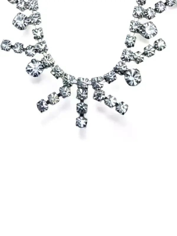 MADISON MAISON 1950s Rhinestone Art Deco Necklace