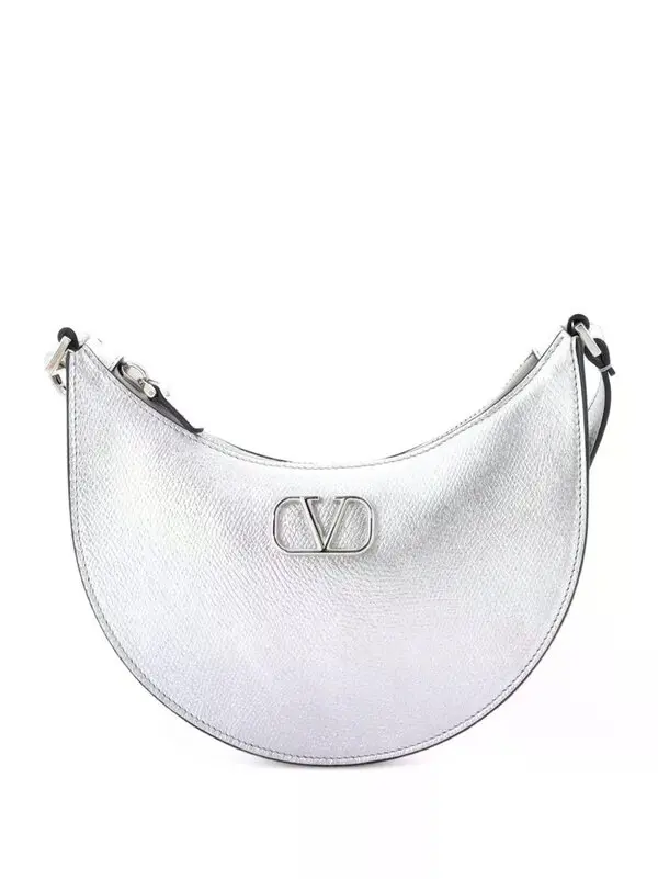 Valentino Garavani Vlogo Leather Mini Hobo Bag