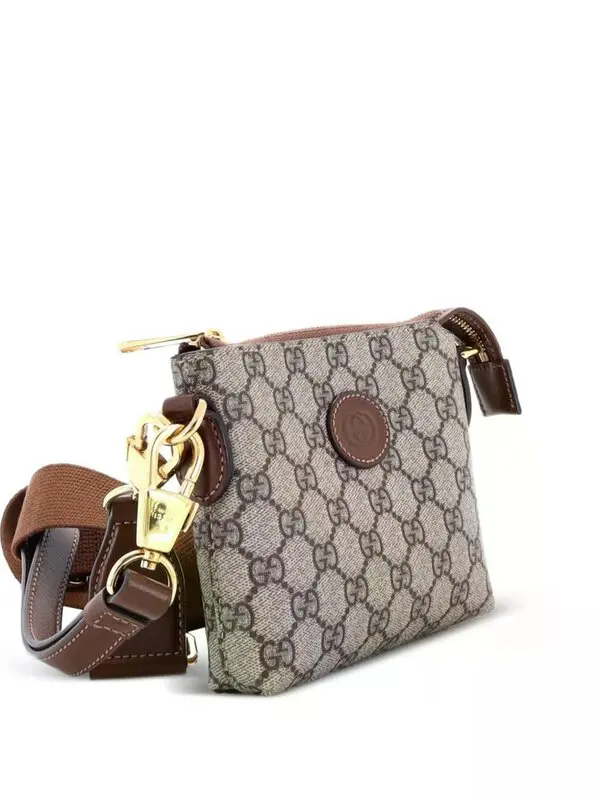 Gucci Gg Coated Canvas Mini Crossbody Bag