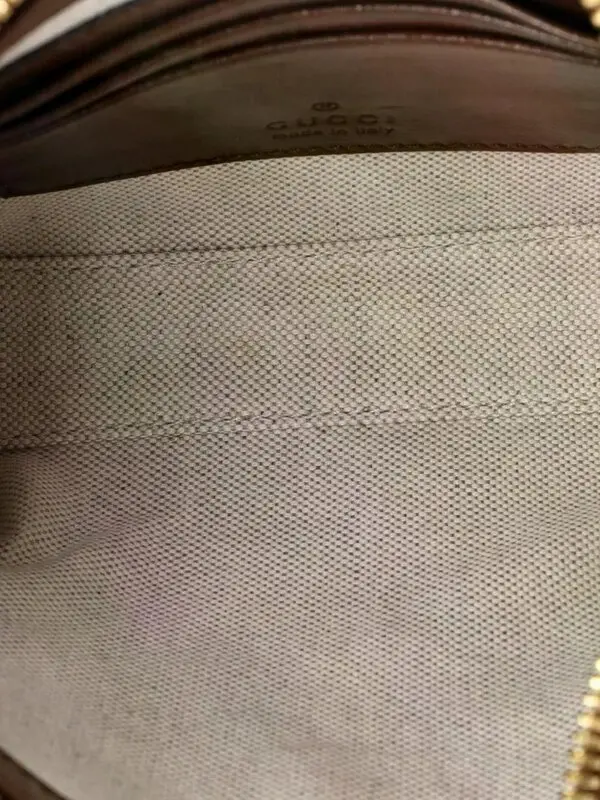 Gucci Gg Coated Canvas Mini Crossbody Bag