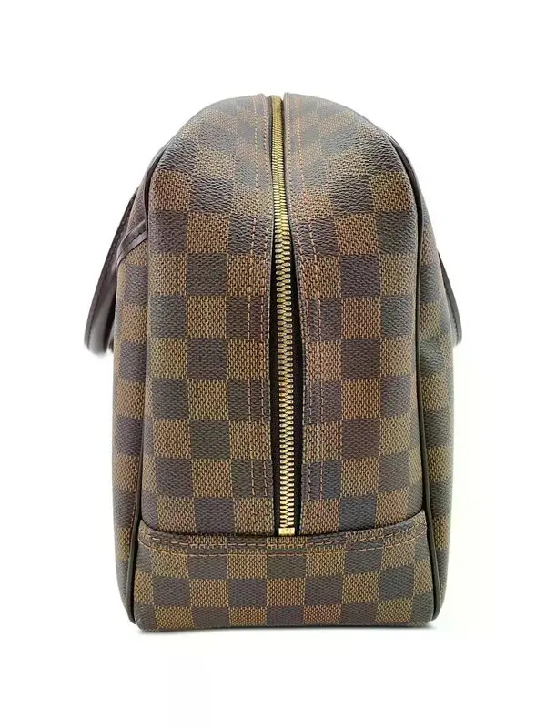 LOUIS VUITTON 2007 Damier Ebene Deauville Tote Bag