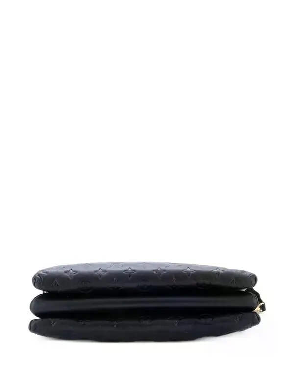 LOUIS VUITTON Coussin Mm Monogram Embossed Lambskin Crossbody Bag - Black