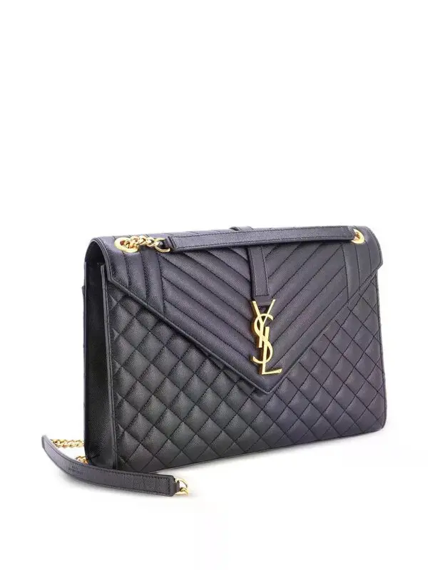 Saint Laurent Monogram Envelope Satchel Shoulder Bag