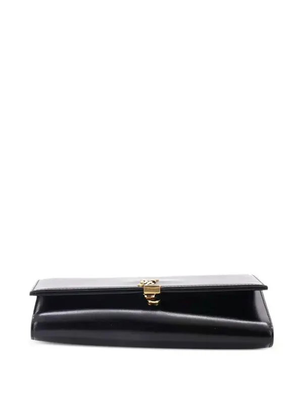 Saint Laurent Monogram Flap Chain Wallet Clutch Bag
