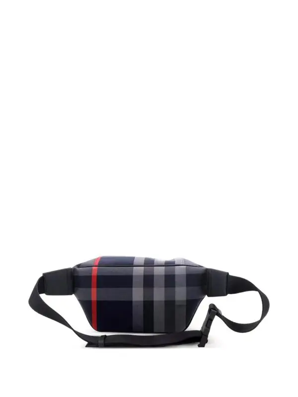 Burberry Sonny House Check Canvas Belt Bag - Blue