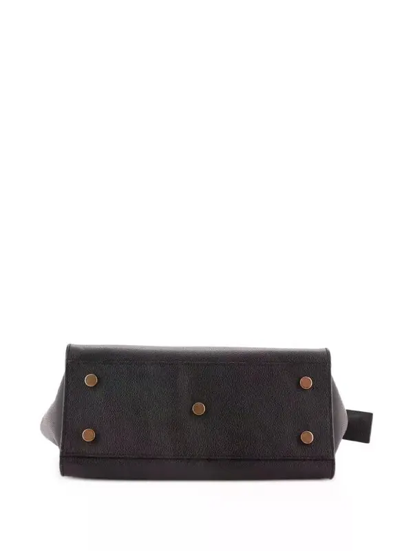 Saint Laurent Monogram Cabas Downtown Leather Baby Satchel