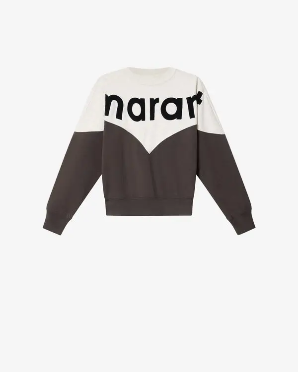 ETOILE Houston Two-tone Cotton Sweatshirt - Black