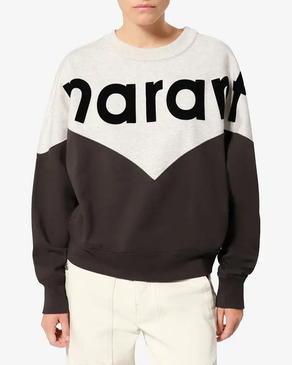 ETOILE Houston Cotton Sweatshirt - Black