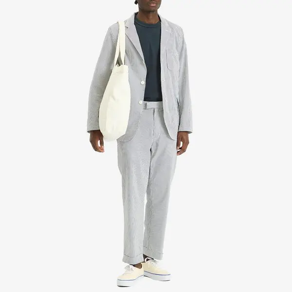BEAMS Coolmax® Seersucker Ivy Trousers