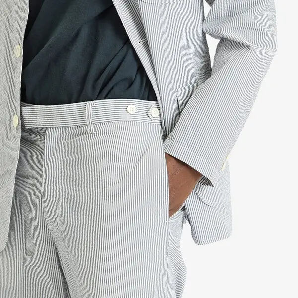 BEAMS Coolmax® Seersucker Ivy Trousers