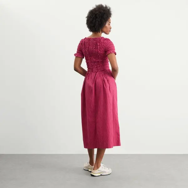 DAMSON MADDER Raphaela Ruffle Midi Dress