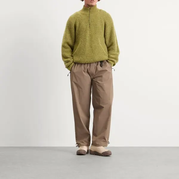 MELLOW CLO Everyday Stretch Nylon Trousers - Brown