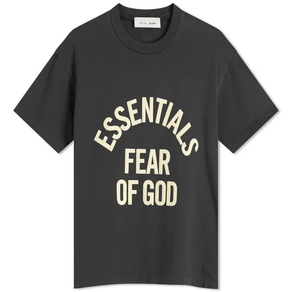 Fear Of God Campus Classic Short Sleeve T-shirt - Black