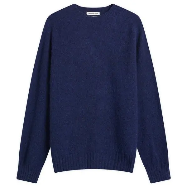 You Must Create Suedehead Crew Neck Jumper - Blue