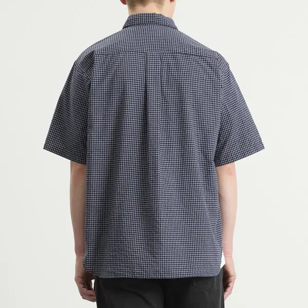 Norse Projects Espevik Oversized Check Short Sleeve Shirt
