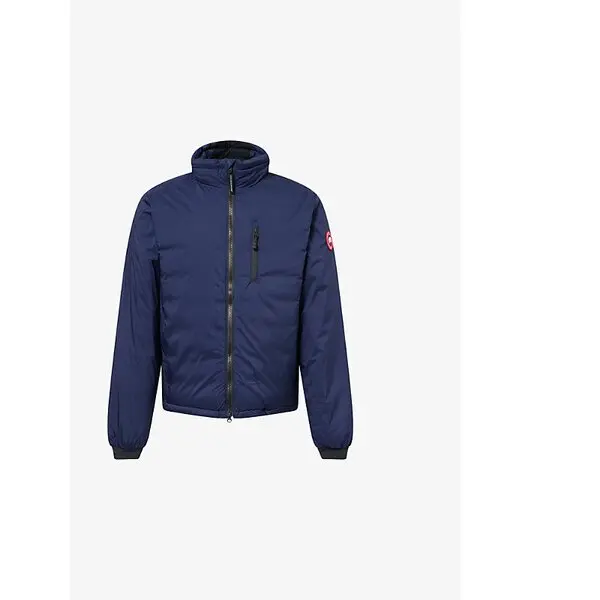 Canada Goose Lodge High-neck Puffer Jacket - Navy