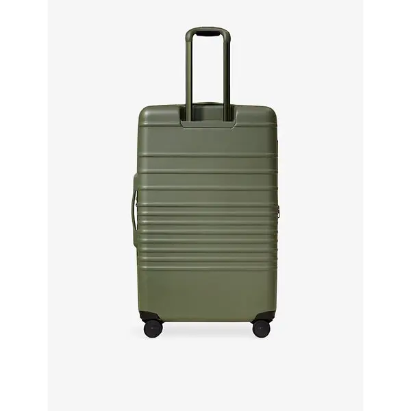 BEIS Béis Large Check-in 4-wheel Roller Suitcase - Olive